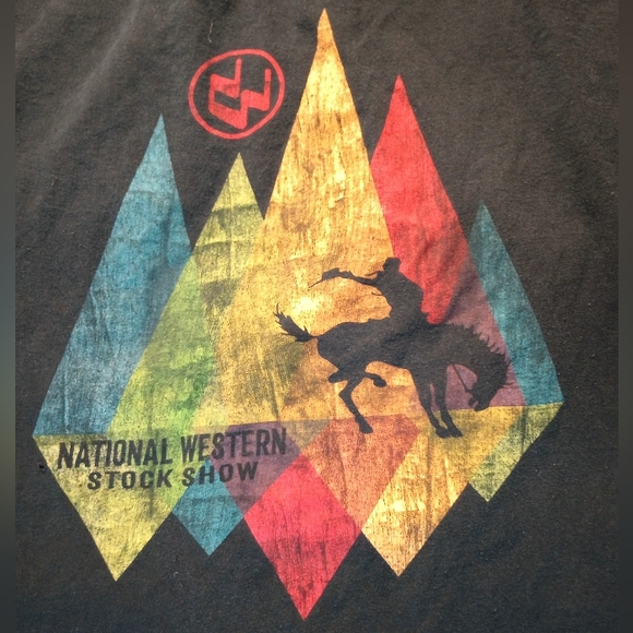 Blue 84 | Shirts | National Western Stock Show Bronc Rider Bronco ...